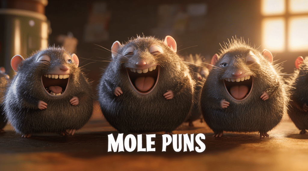 181+ Funniest Mole Puns That Are Simply Unbeatable - Meredith Plays