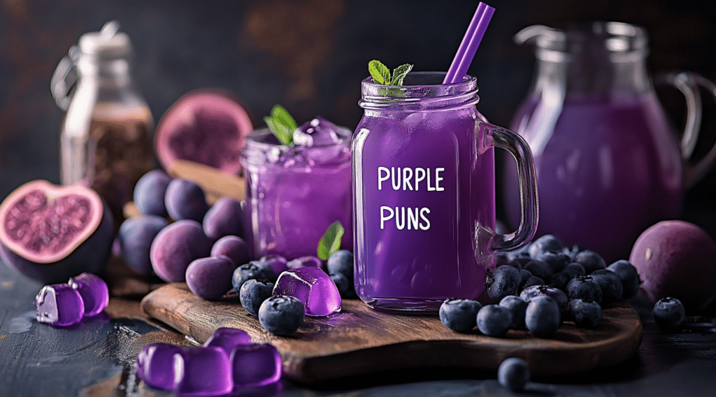 230 Best Purple Puns for a Colorful Twist on Humor - Meredith Plays