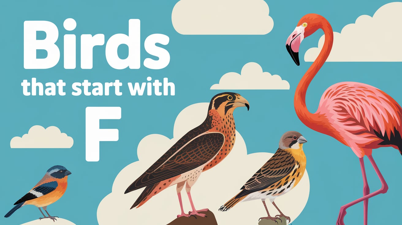 202 Birds that Start with F with Facts & Pictures - Meredith Plays