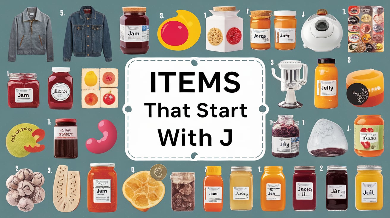 120 Items Starting with J You’ll Want to Know - Meredith Plays