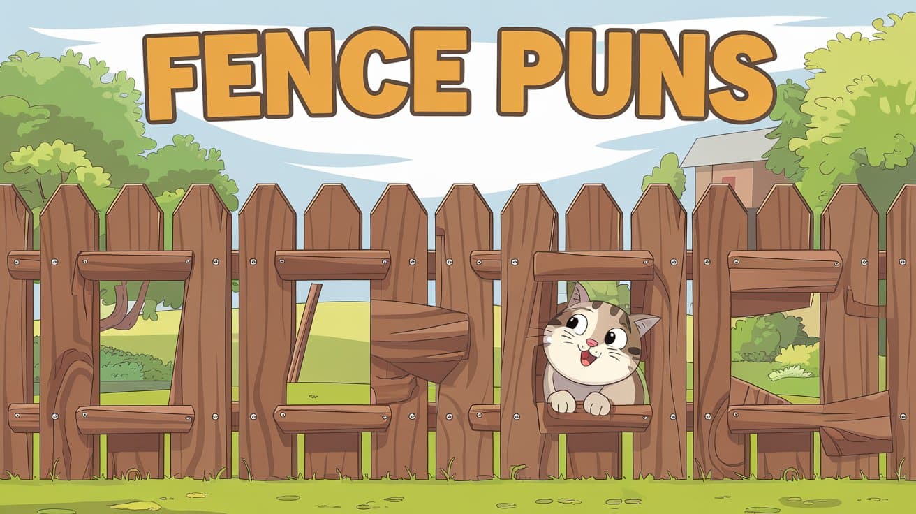 305+ Clever Fence Puns to Share with Friends - Meredith Plays
