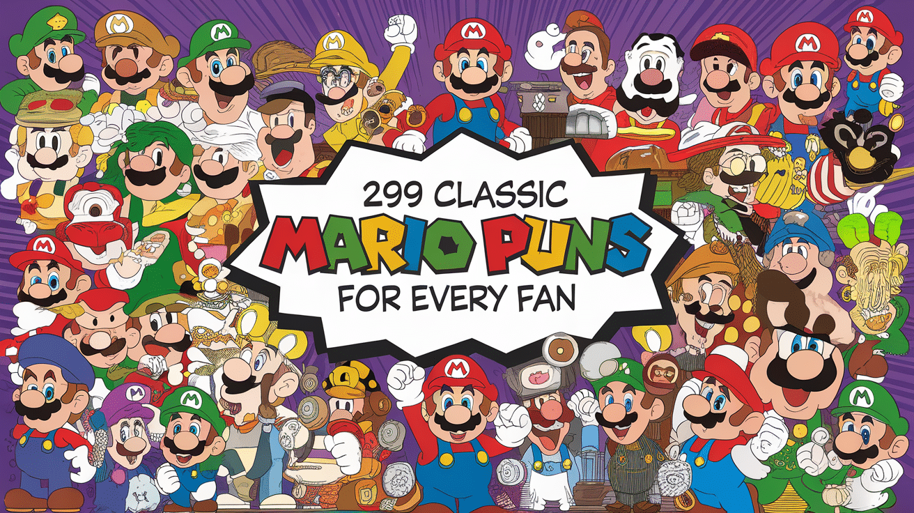 299 Classic Mario Puns for Every Fan - Meredith Plays