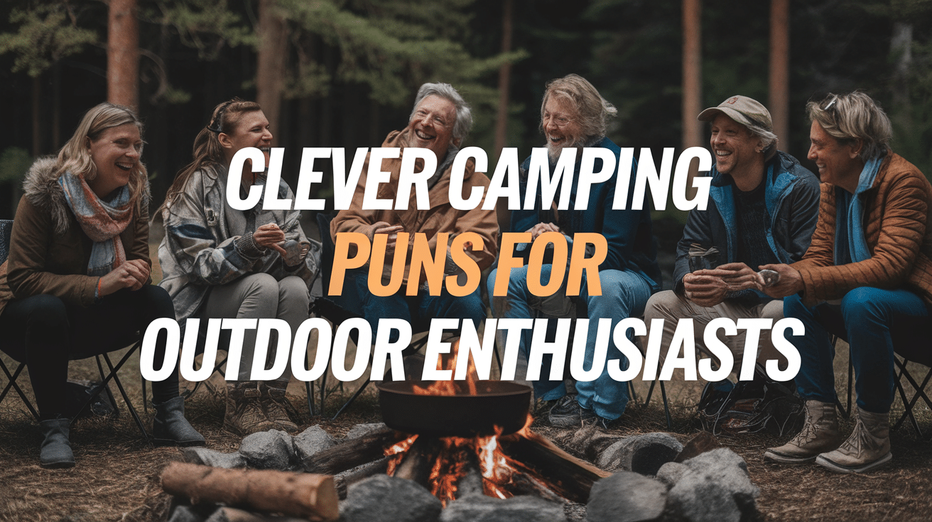 207 Clever Camping Puns for Outdoor Enthusiasts - Meredith Plays