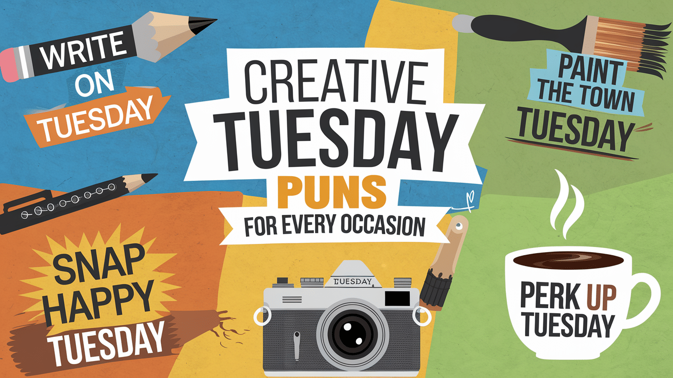 263 Creative Tuesday Puns for Every Occasion - Meredith Plays
