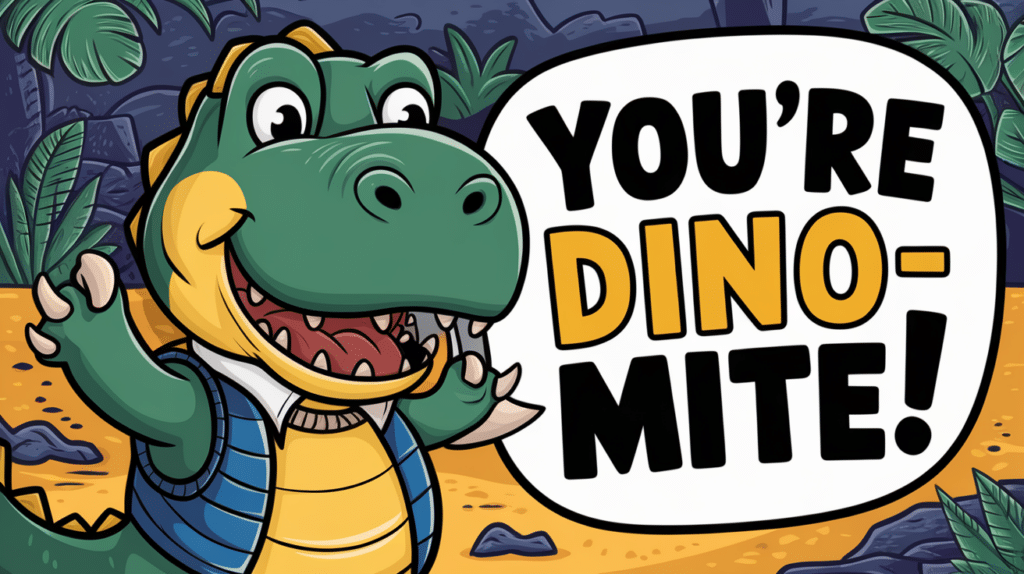 237 Roaring Dinosaur Puns to Make You Laugh - Meredith Plays