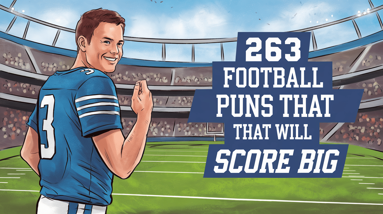 263 Football Puns That Will Score Big - Meredith Plays