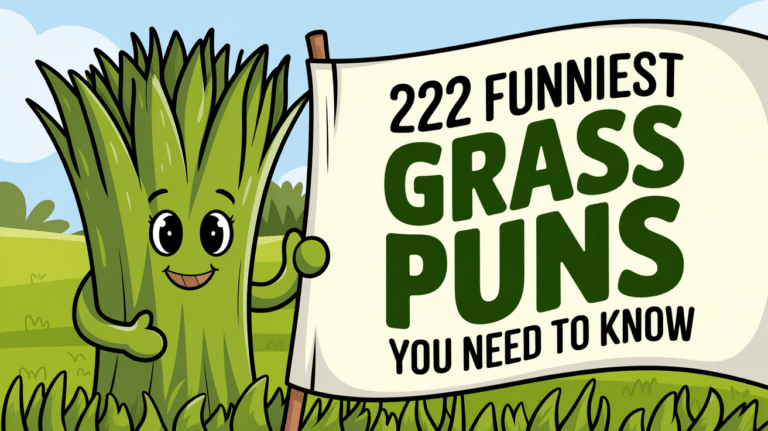 222 Funniest Grass Puns You Need to Know - Meredith Plays