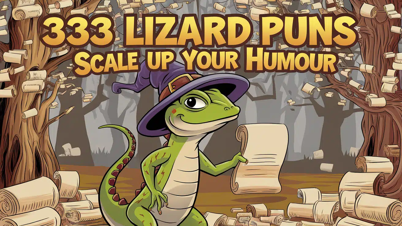 333 Lizard Puns: Scale Up Your Humor - Meredith Plays