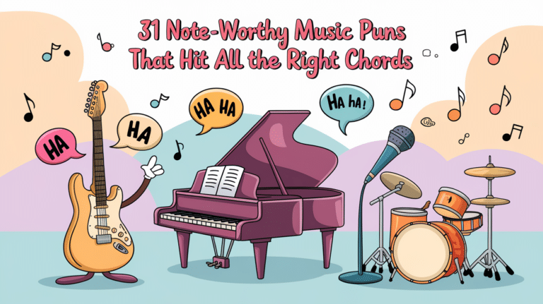31 Note-Worthy Music Puns That Hit All the Right Chords - Meredith Plays