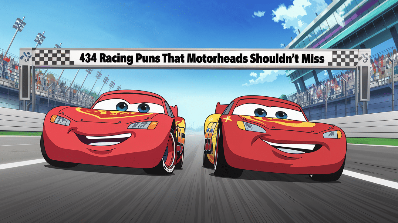 434 Racing Puns That Motorheads Shouldn't Miss - Meredith Plays