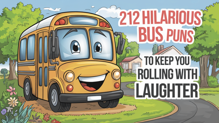 212 Hilarious Bus Puns to Keep You Rolling with Laughter - Meredith Plays
