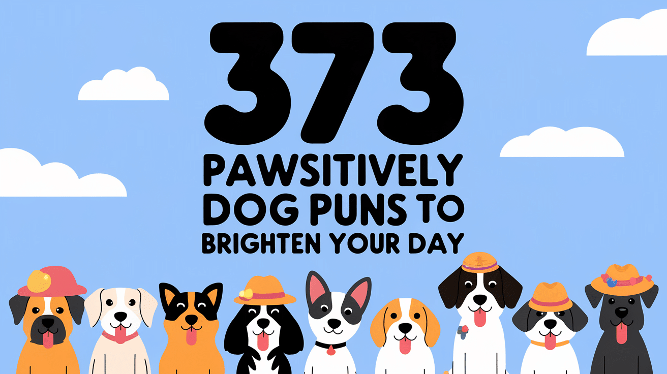 373 Pawsitively Funny Dog Puns to Brighten Your Day - Meredith Plays