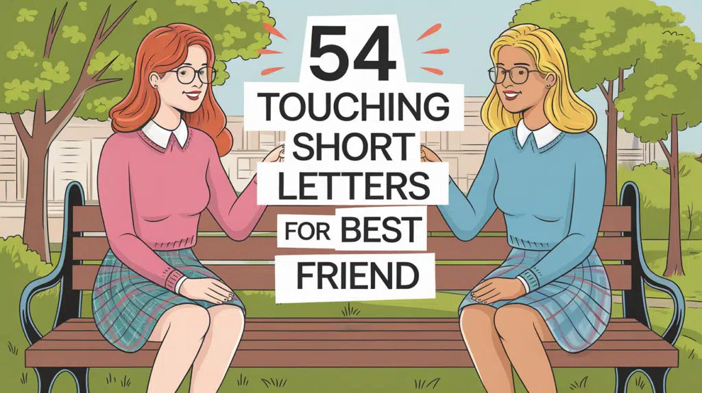 54 Touching Short Letters for Best Friend - Meredith Plays