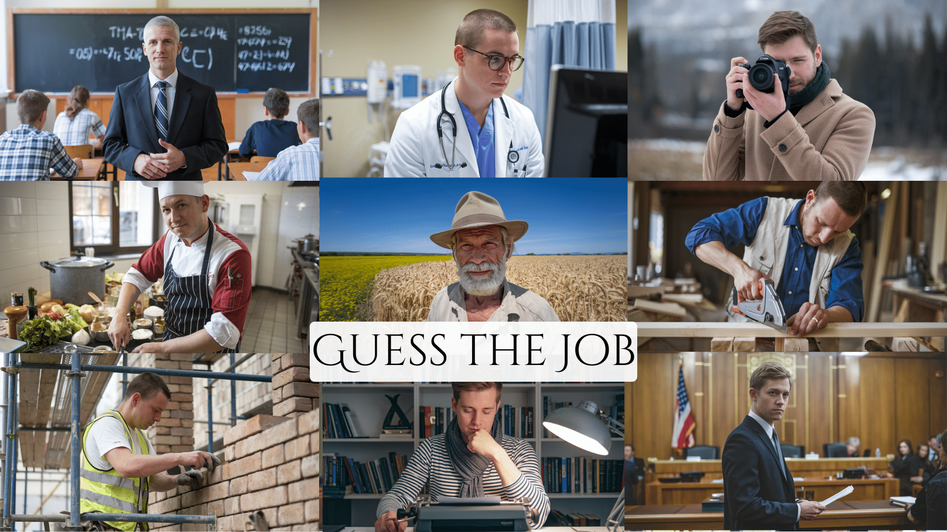 Test Your Knowledge: Guess the Job! - Meredith Plays
