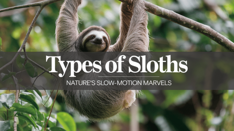 Types of Sloths: Nature's Slow-Motion Marvels - Meredith Plays