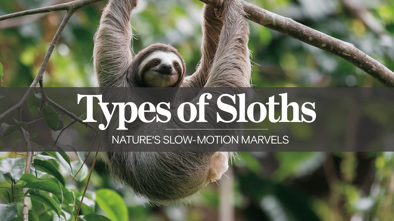 Types of Sloths: Nature's Slow-Motion Marvels - Meredith Plays