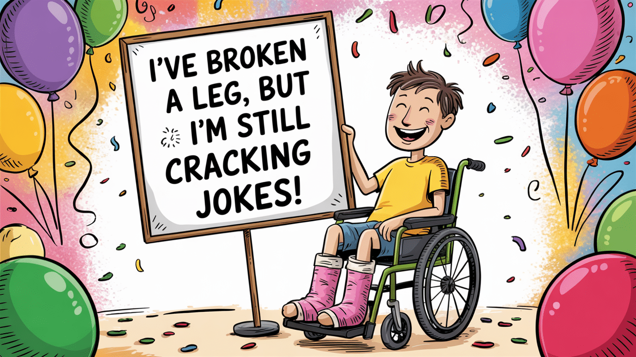 249 Broken Leg Jokes to Brighten Your Day - Meredith Plays