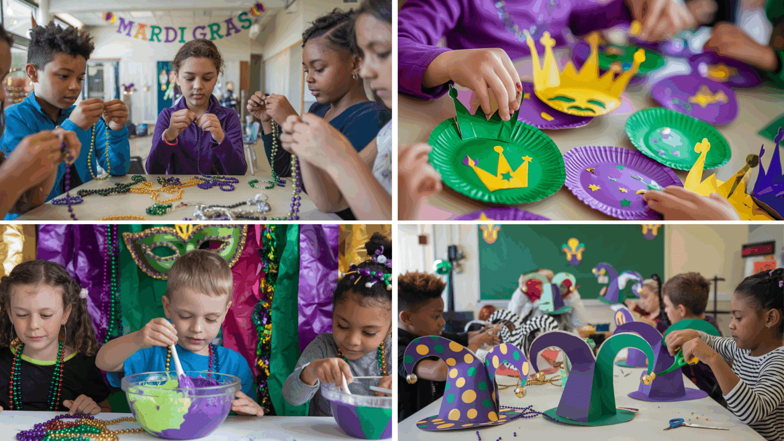 Create the Magic: Mardi Gras Craft for Kids - Meredith Plays