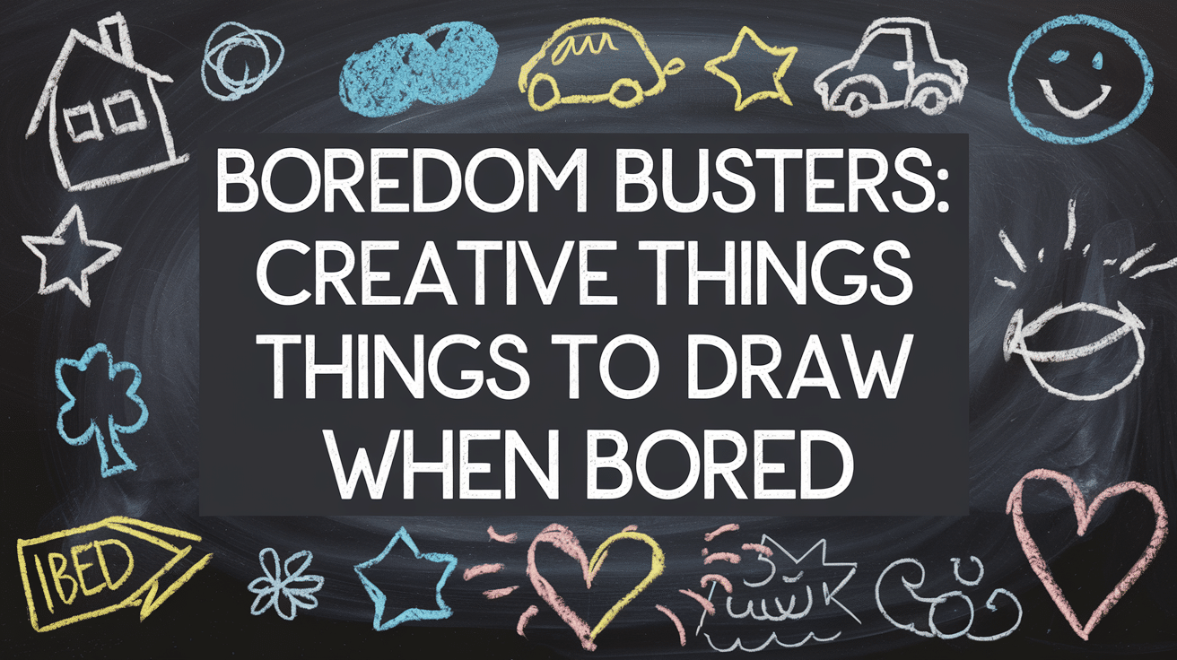 Boredom Busters: Creative Things to Draw When Bored - Meredith Plays