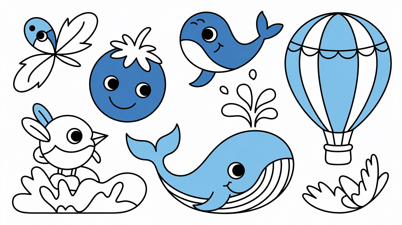 How To Draw Blue For Beginners