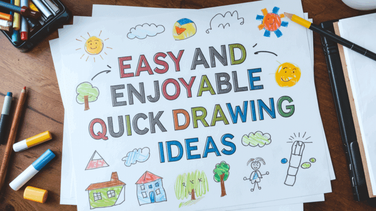 Easy and Enjoyable Quick Drawing Ideas - Meredith Plays