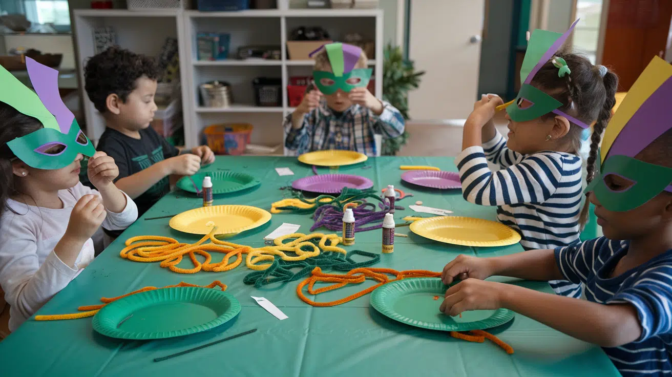 Create the Magic: Mardi Gras Craft for Kids - Meredith Plays