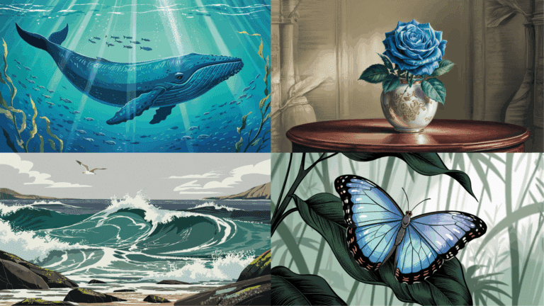 53 Easy Blue Things to Draw for Beginners - Meredith Plays