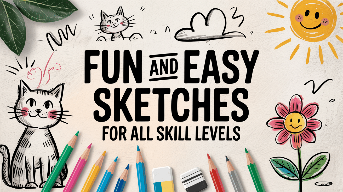 Fun and Easy Sketches for All Skill Levels - Meredith Plays