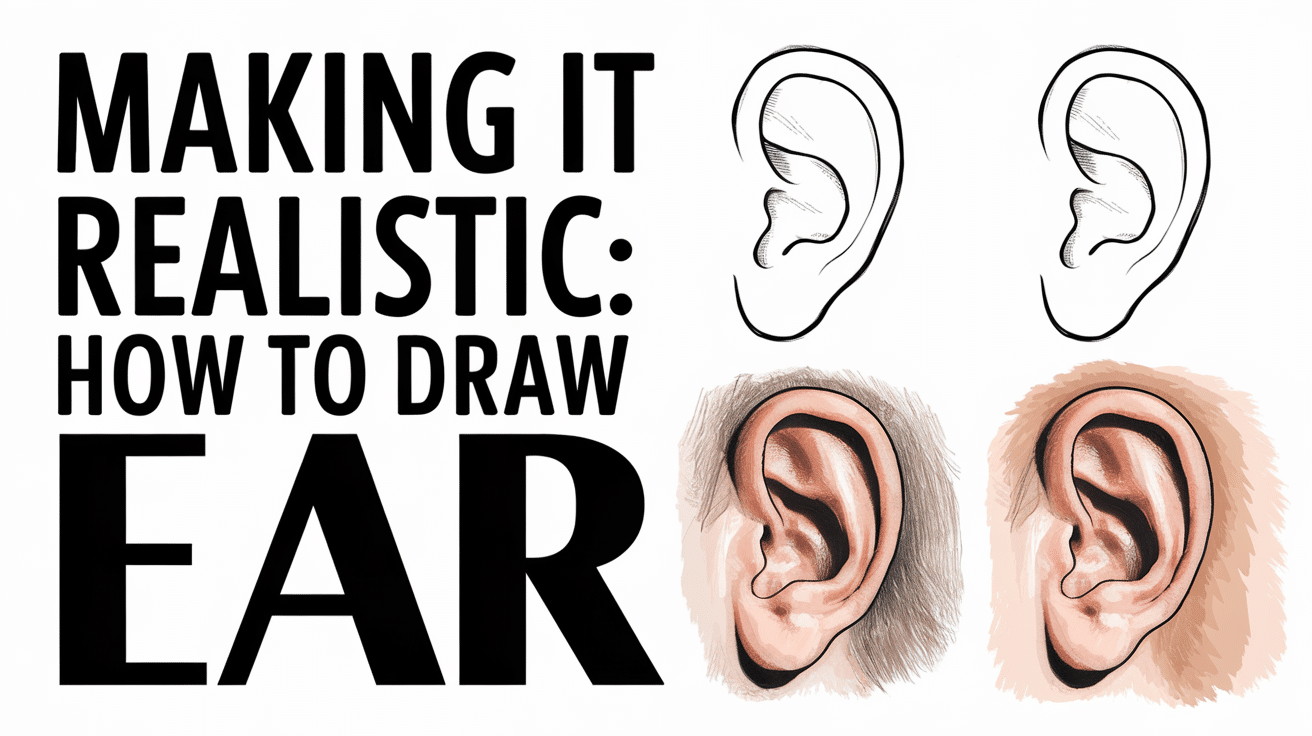 Making It Realistic: Learn how To Draw Ear with Some Easy Steps ...