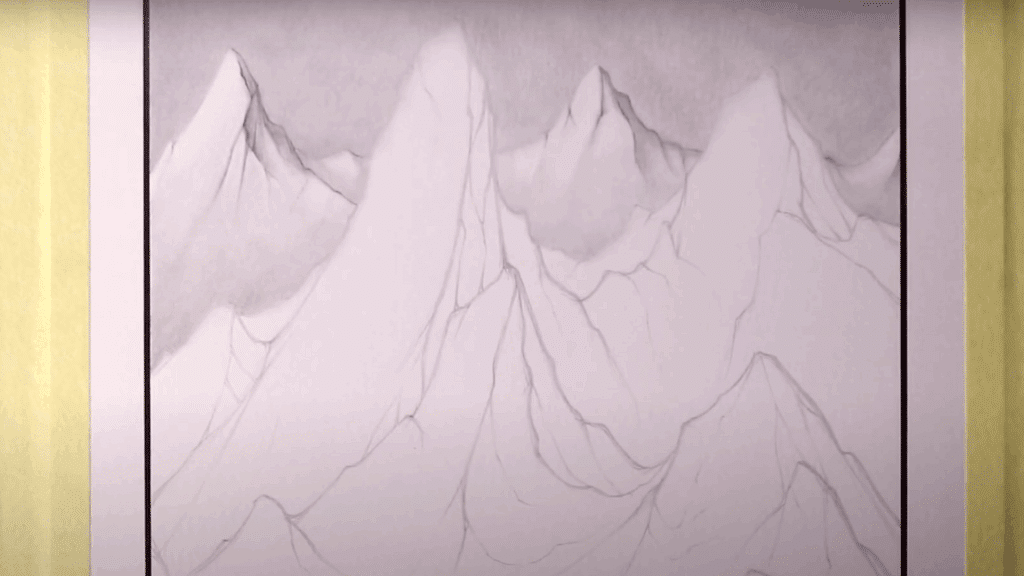 Master Mountain Range Drawing Easy in Simple Steps - Meredith Plays