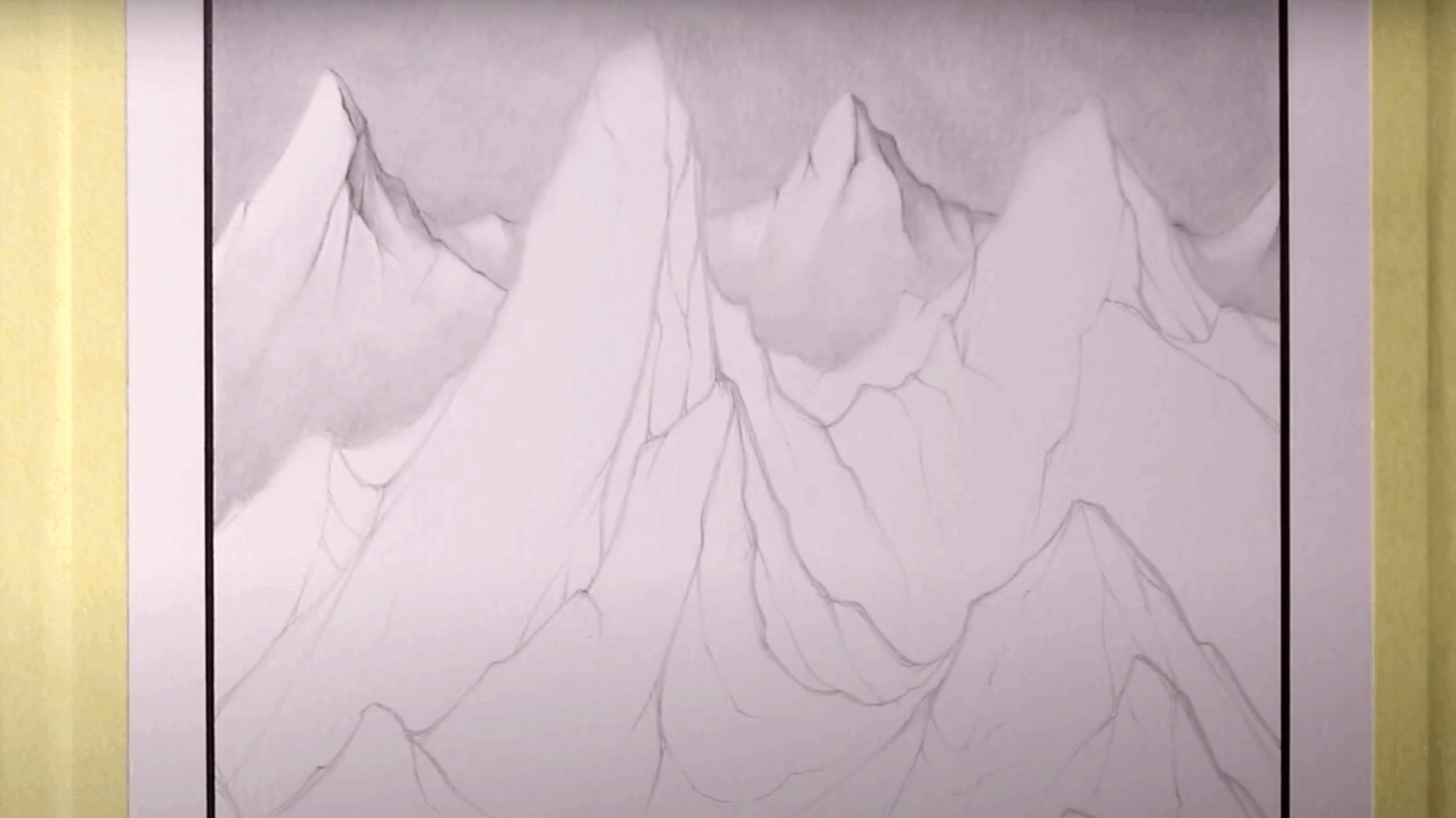 Master Mountain Range Drawing Easy in Simple Steps - Meredith Plays