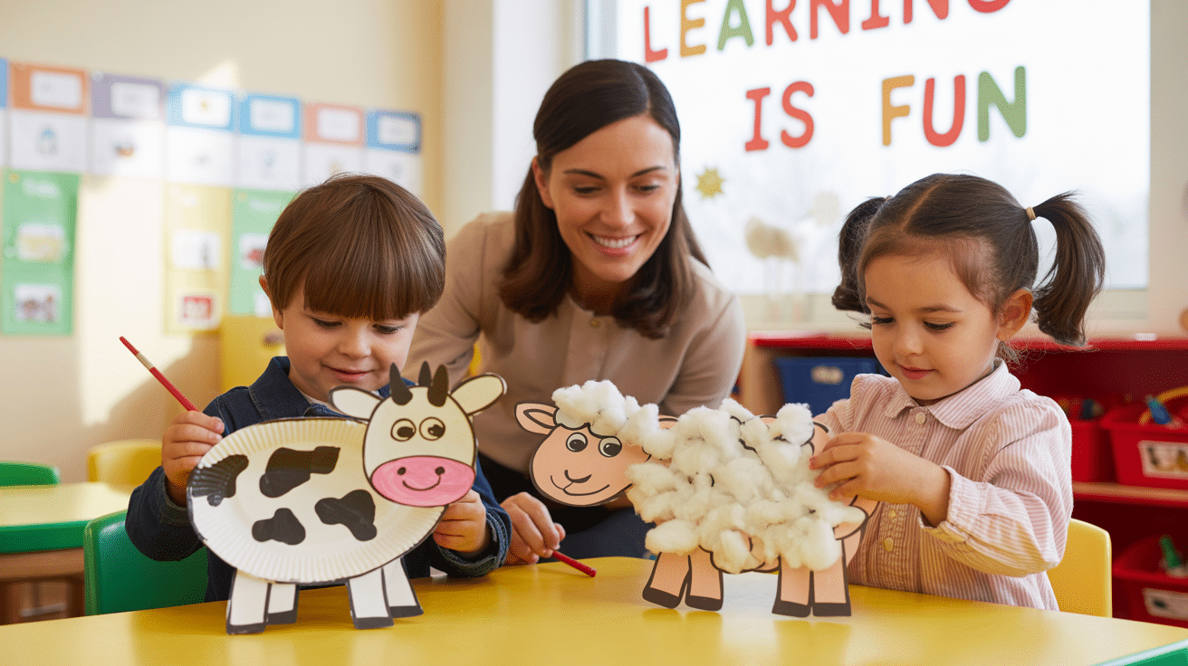 Engaging Farm Animals Preschool Activities and Crafts - Meredith Plays