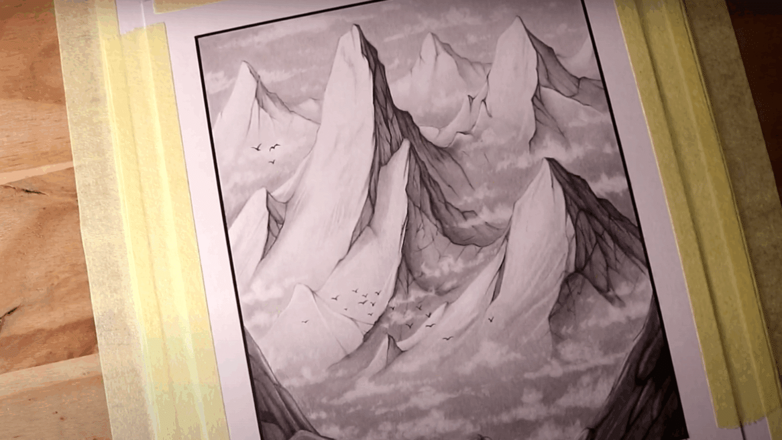 Master Mountain Range Drawing Easy in Simple Steps - Meredith Plays