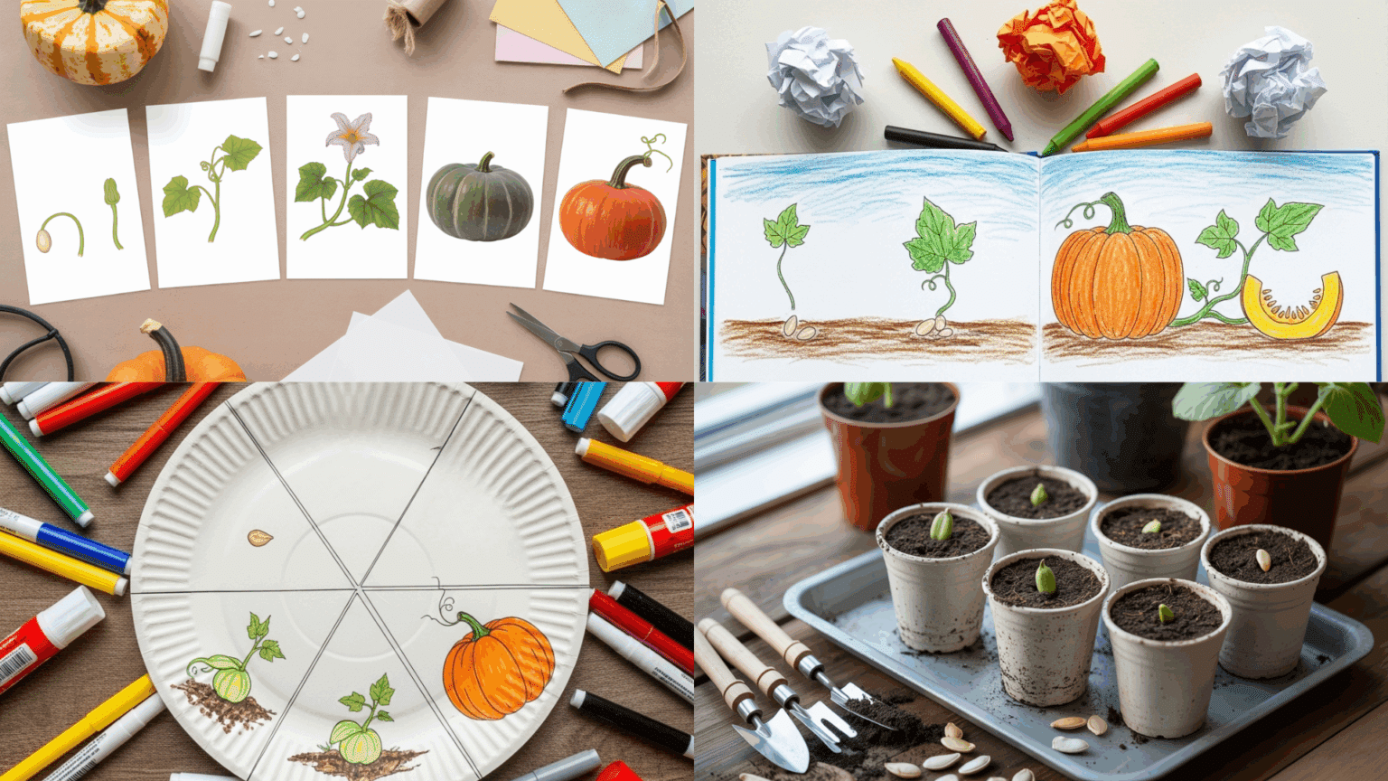 The Pumpkin Life Cycle: From Seed to Harvest Quest - Meredith Plays