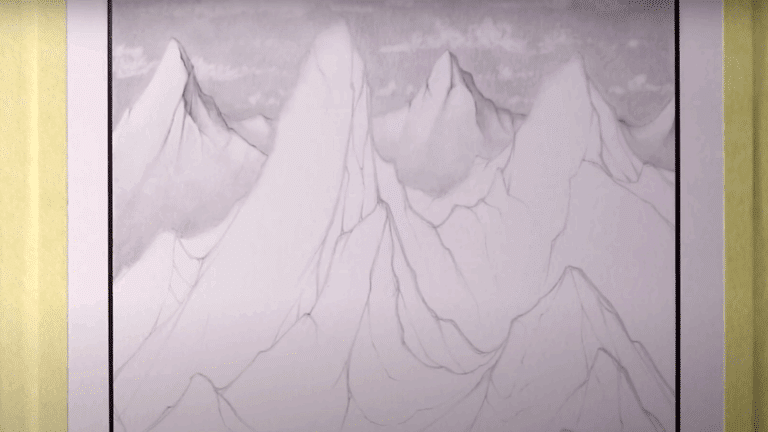 Master Mountain Range Drawing Easy in Simple Steps - Meredith Plays