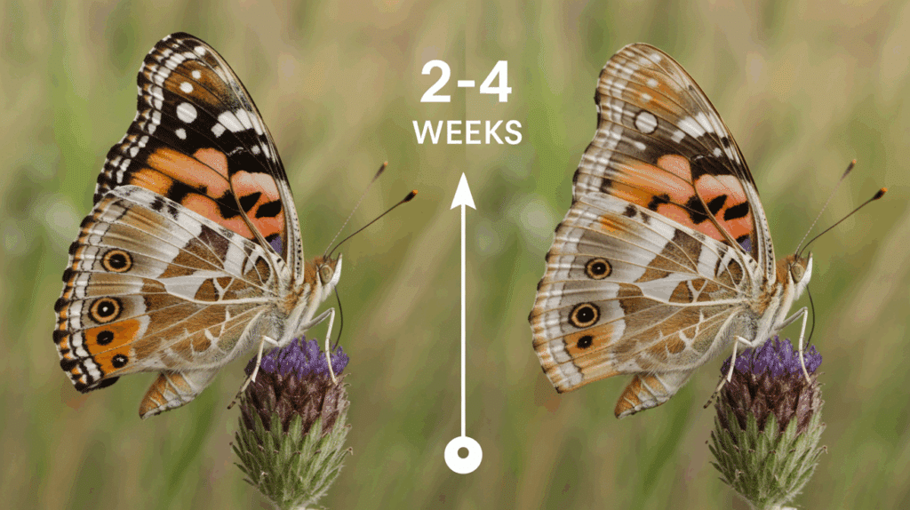 How Long do Painted Lady Butterflies Live? - Meredith Plays