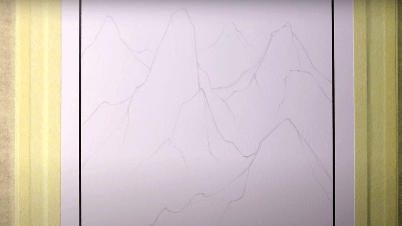 Master Mountain Range Drawing Easy in Simple Steps - Meredith Plays