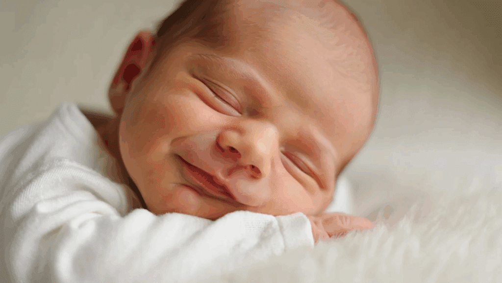 Why do Newborns Smile in Their Sleep? Find Out - Meredith Plays