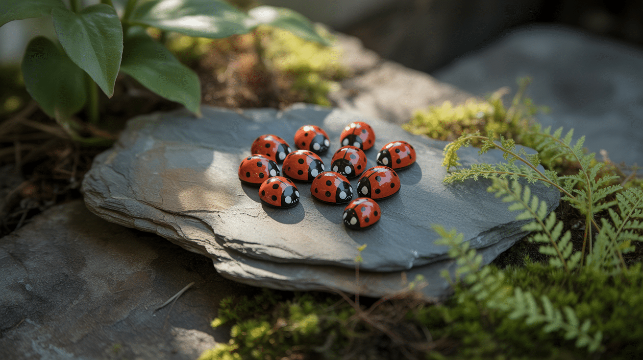 How to Make a Cute Ladybug Rock for Your Garden - Meredith Plays