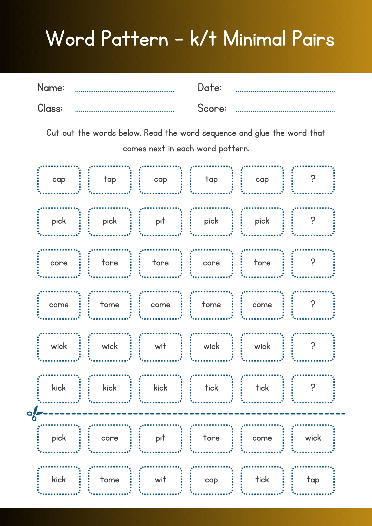 Mastering Language Learning Through K and T Sounds Minimal Pairs ...