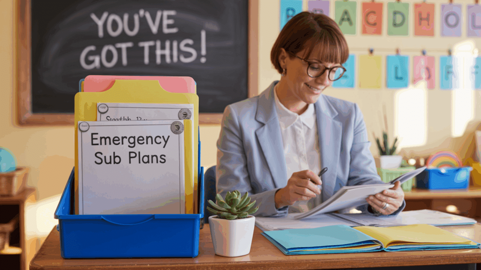 Emergency Sub Plans That Actually Work - Meredith Plays