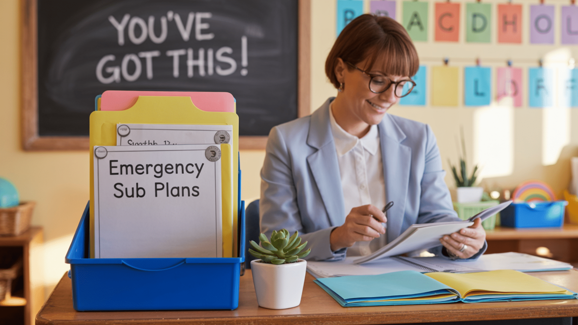 Emergency Sub Plans That Actually Work - Meredith Plays