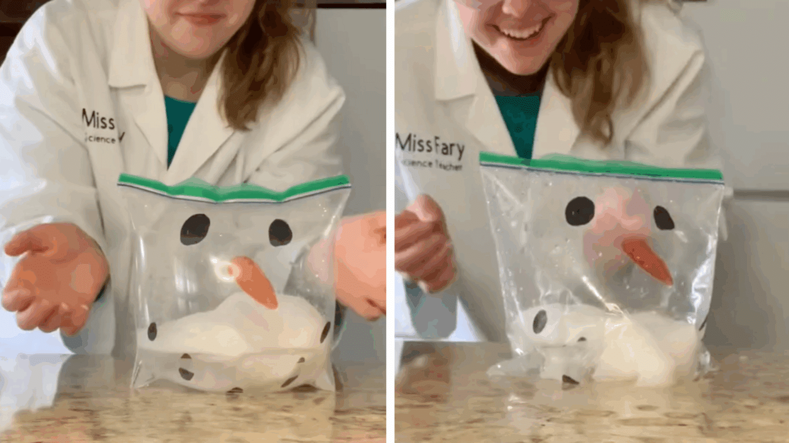 How to Make Your Exploding Snowman Experiment Come to Life - Meredith Plays