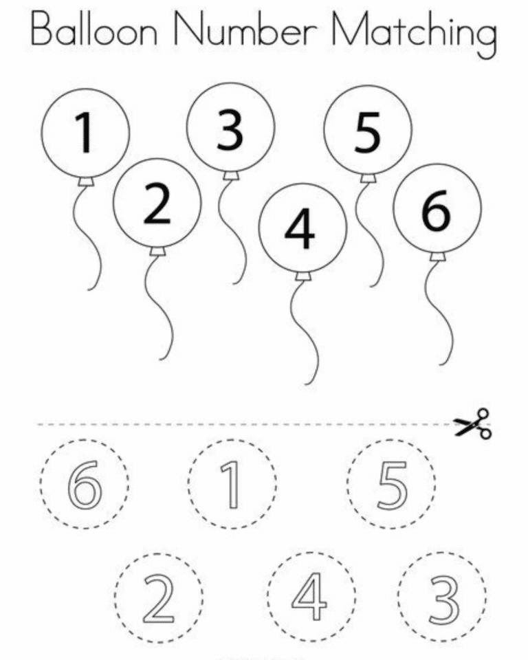 Free Kindergarten Morning Work Printables - Meredith Plays