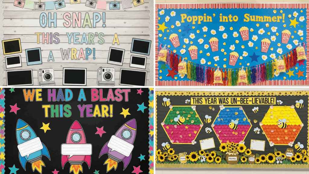 Creative Ideas for End of the Year Bulletin Boards - Meredith Plays
