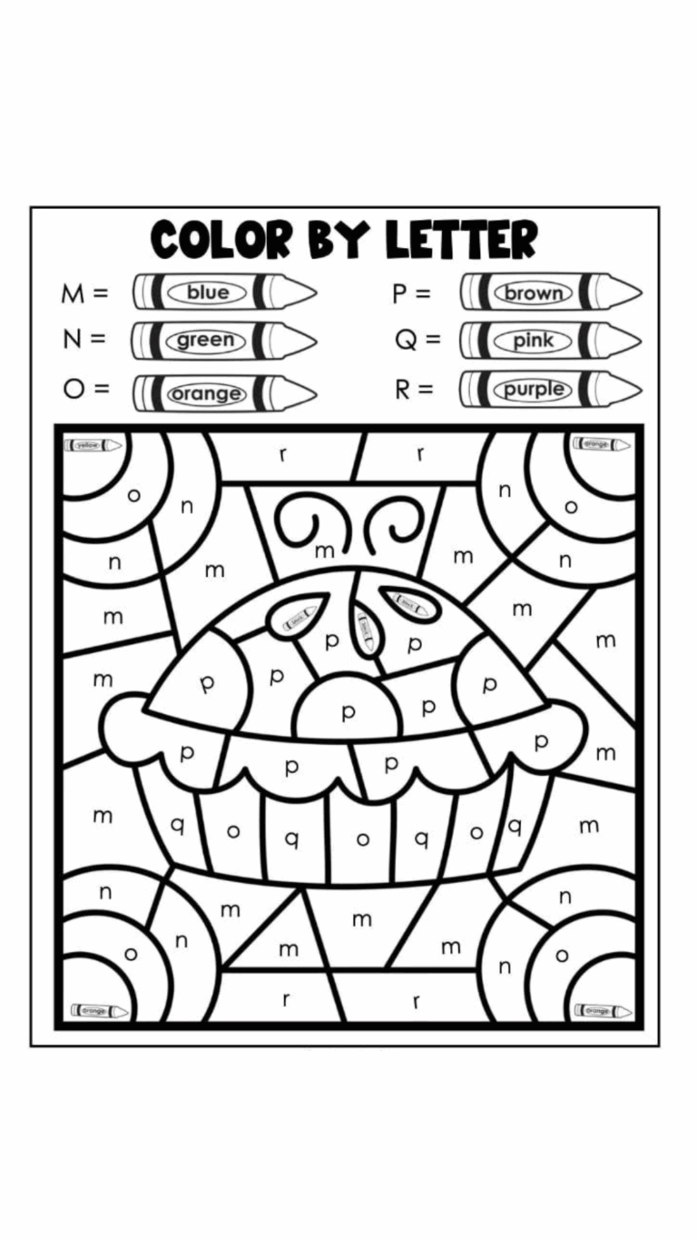 Art of Color by Letter for Kids Free Printables - Meredith Plays