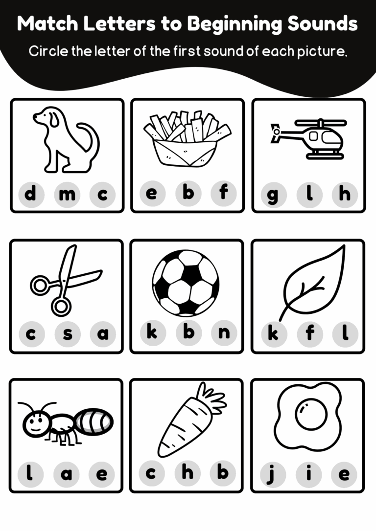 Download Match Letters to Letter Trains Worksheet (PDF) - Meredith Plays