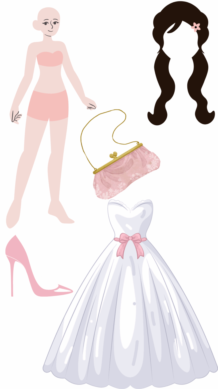 Free PDF Printable Paper Doll Dress Up - Meredith Plays