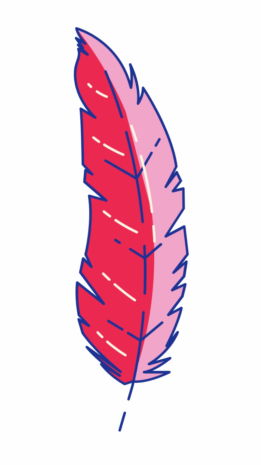 Free Printables Feather Template for Coloring and Crafts - Meredith Plays