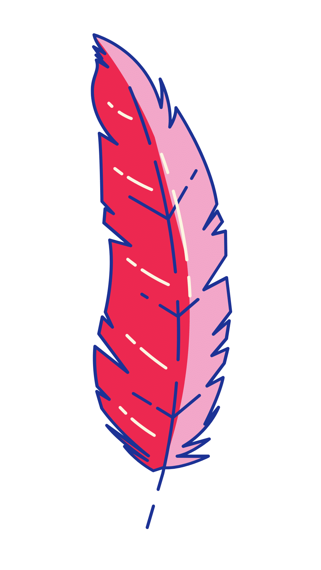 Free Printables Feather Template for Coloring and Crafts - Meredith Plays